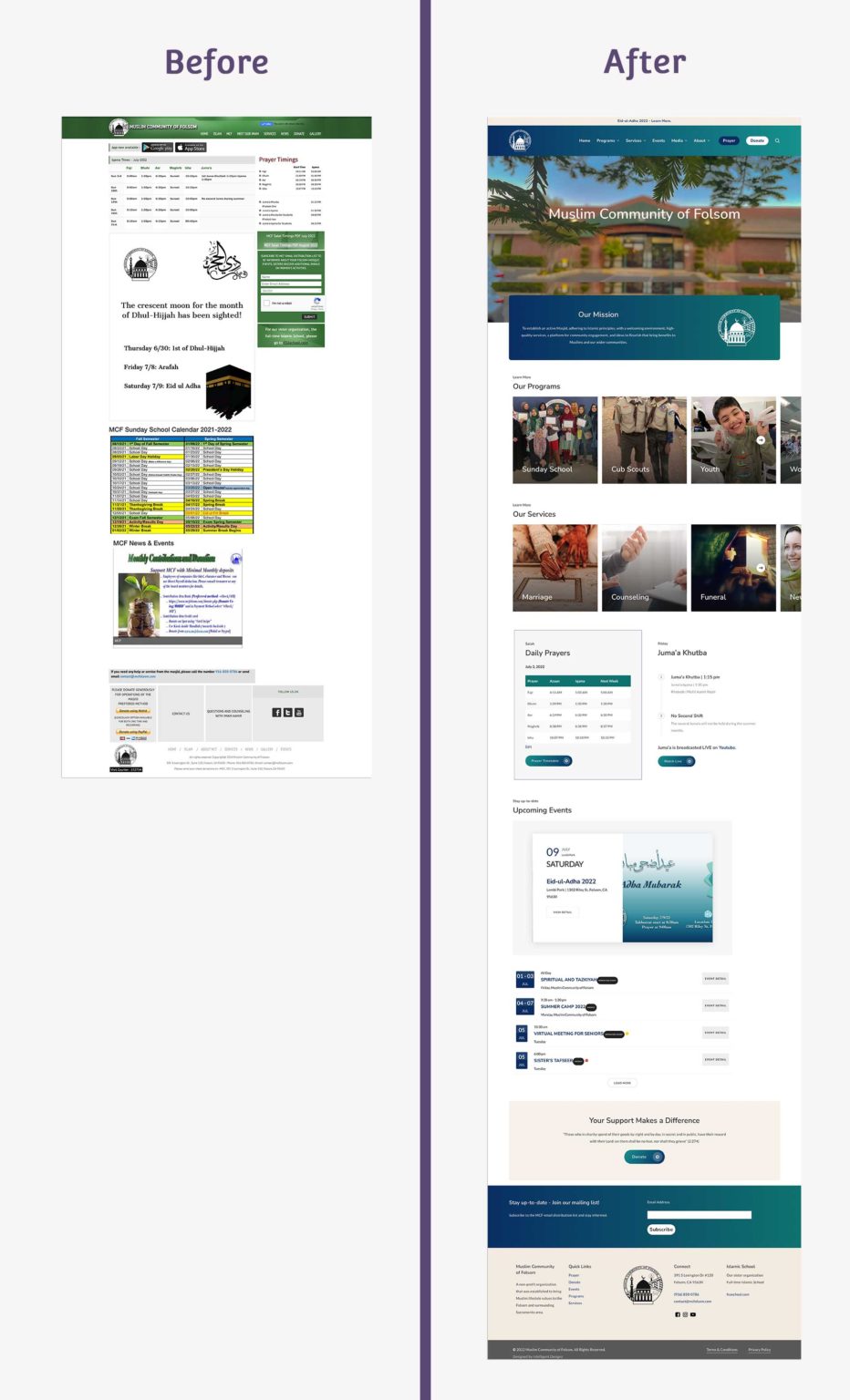 Ramadan Website Design | Muslim Business Website - Intelligent Designz